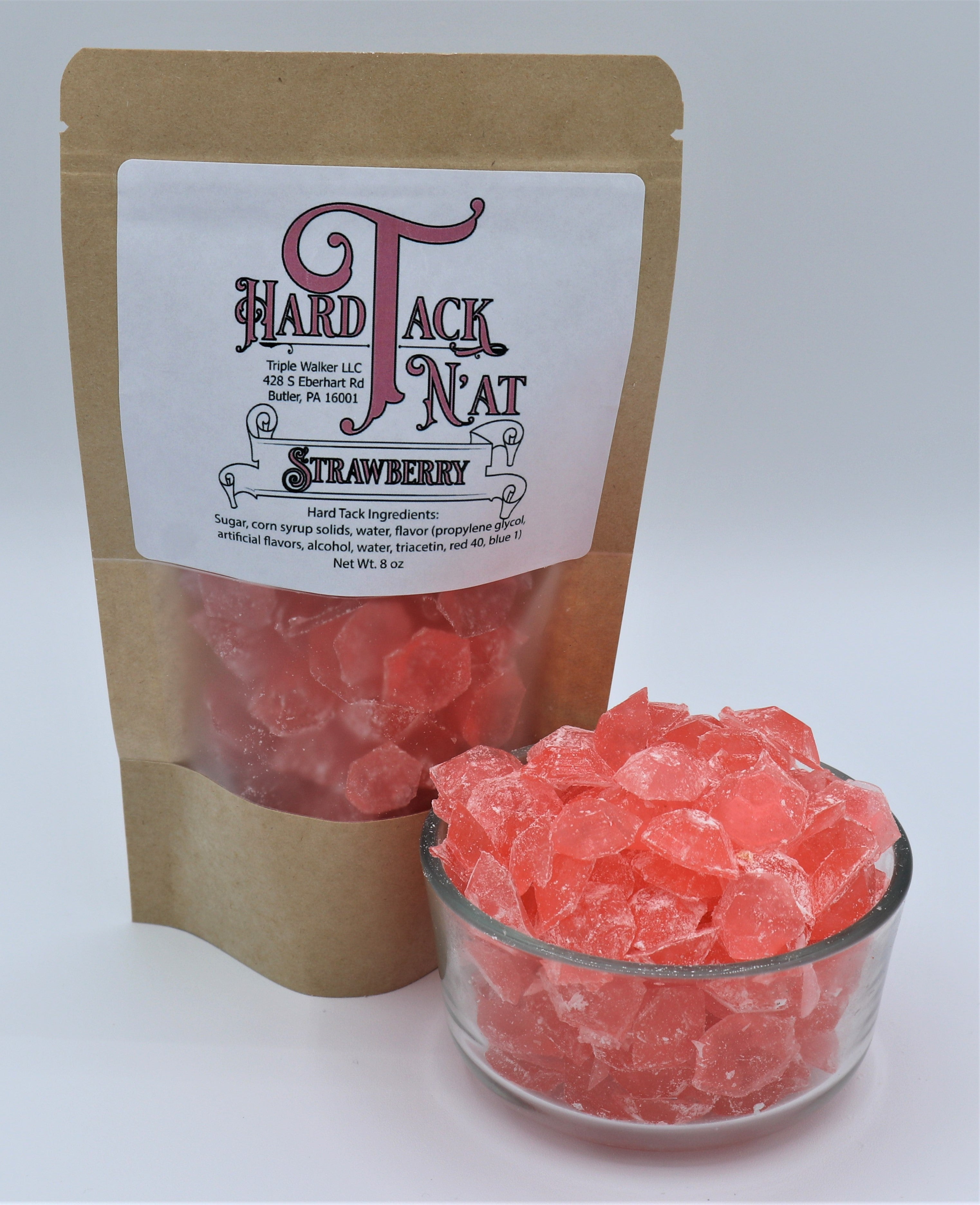 Strawberry Hard Tack Candy – Hard Tack N'at